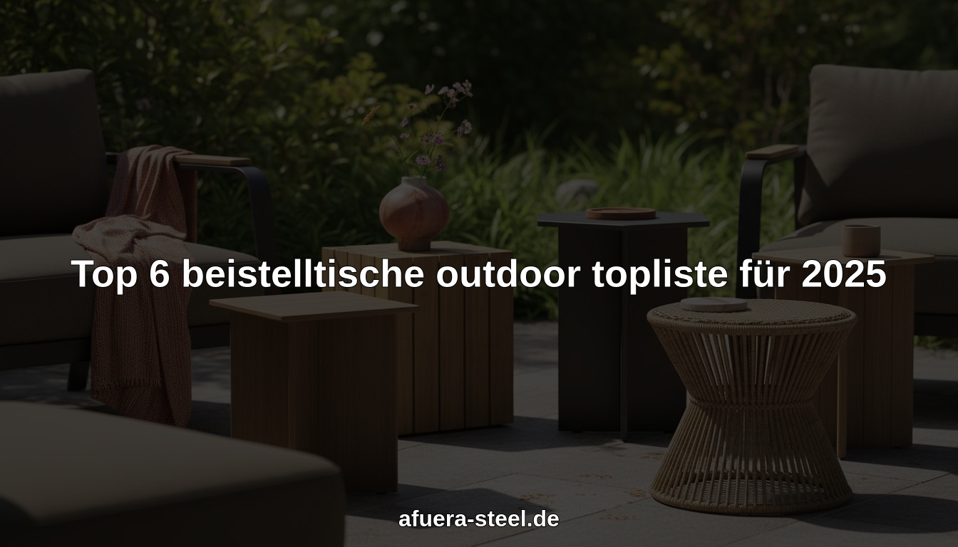 Top 6 beistelltische outdoor topliste für 2025 - AFUERA – outdoor steel ...